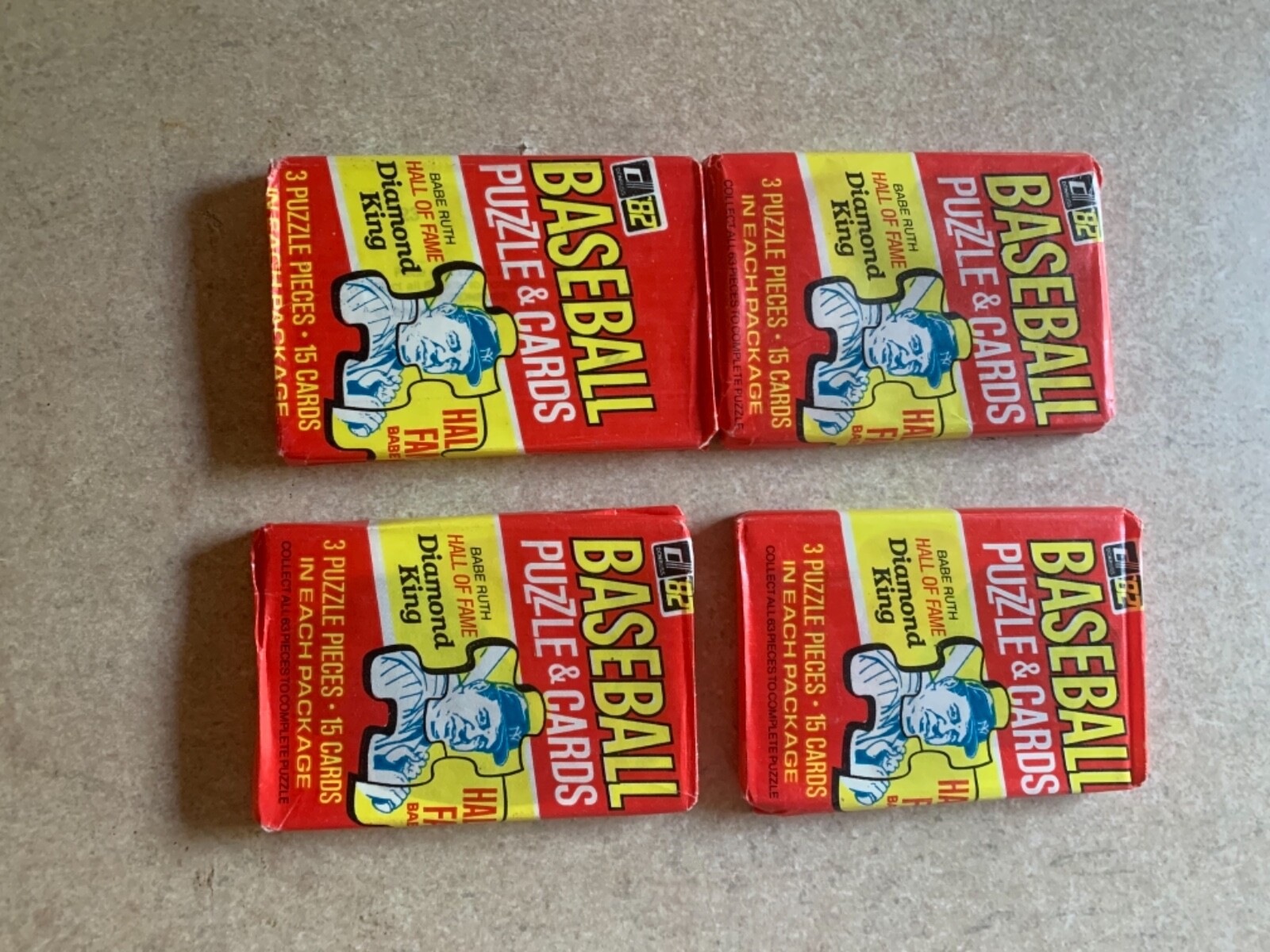 1982 Donruss, Babe Ruth, Puzzle, complete, original packaging, never ...