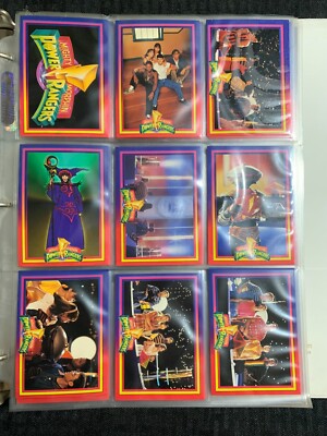 1994 Saban POWER RANGERS Trading Card LOT of 144 in Binder (Grade 8.5/9 ...