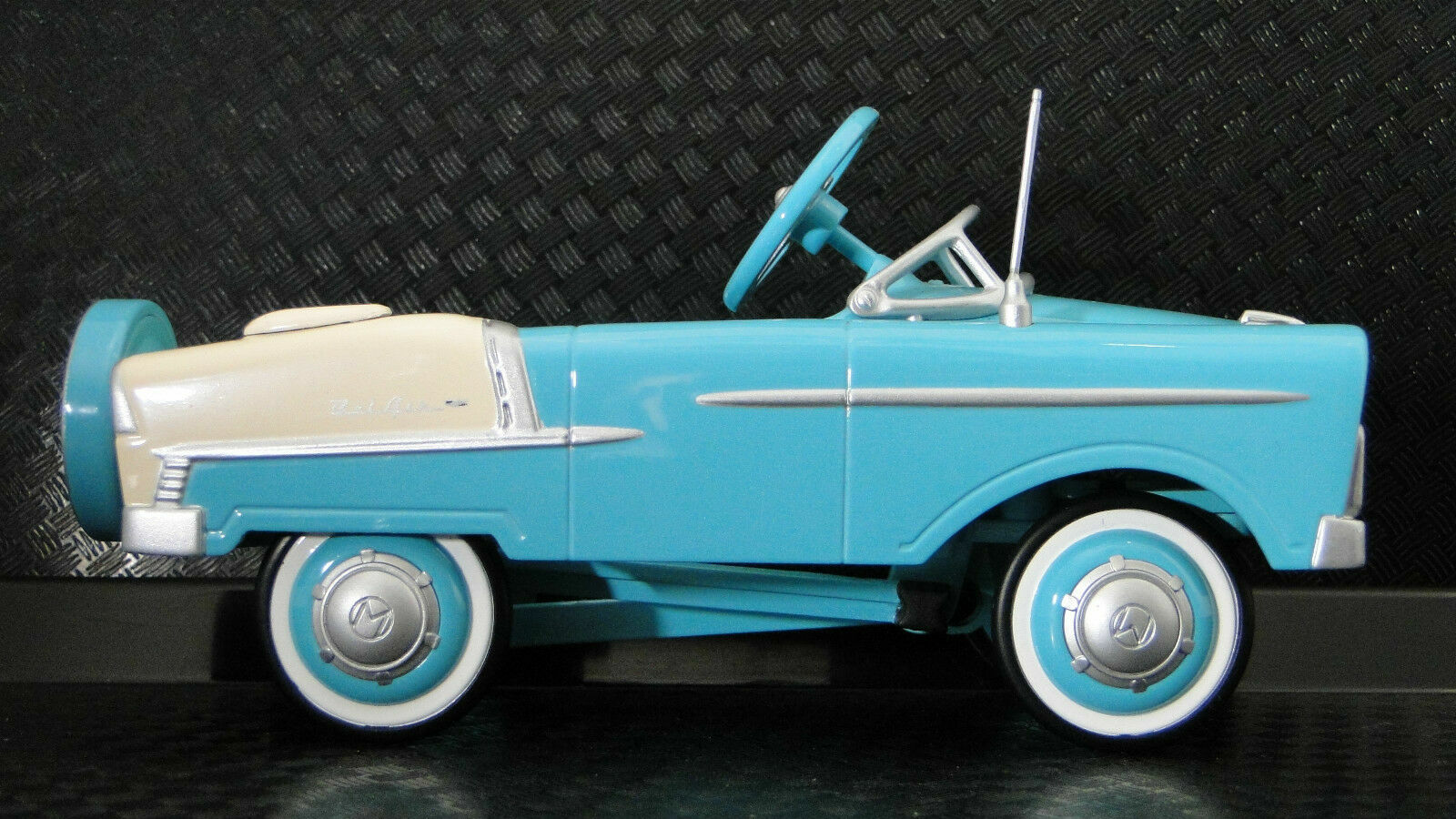 Chevy Mini Pedal Car Classic Custom Built Metal Model Race Car 55 57 ...