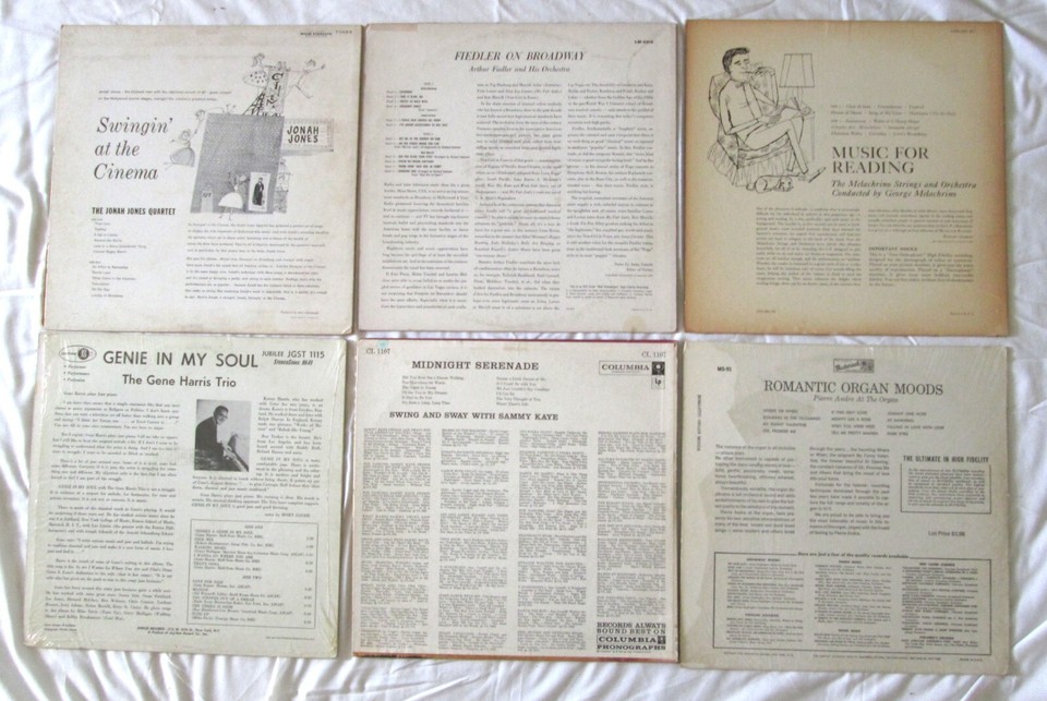 Vintage 1950s 6 LP Lot Pretty Sexy Women Cheesecake Covers Easy ...