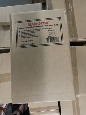 BackStop 12-H15 Hydronic Heating Tank 2.1-Gallon Safety Tank | eBay