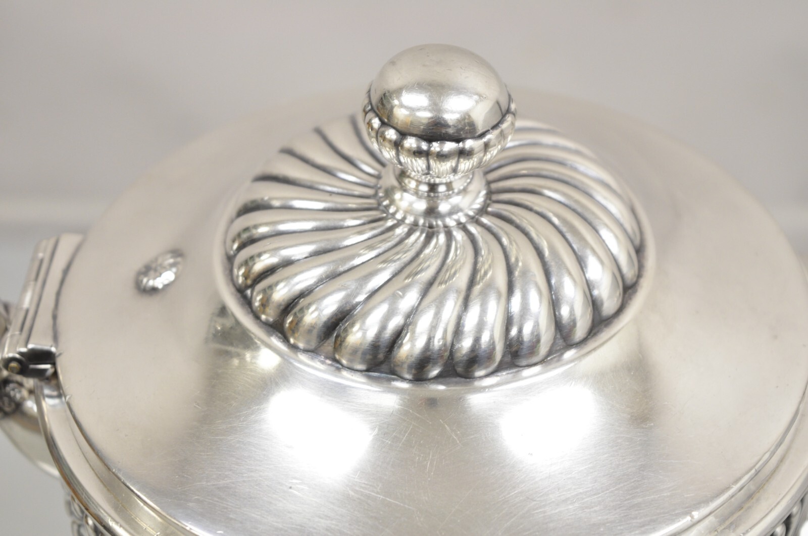 Antique Victorian US Navy International Silver Ice Water Pitcher w ...