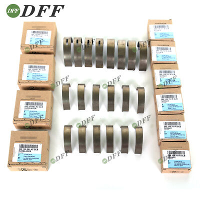 Genuine Main Crankshaft & Con Rod Bearings Shells STD For VW Audi 3 ...