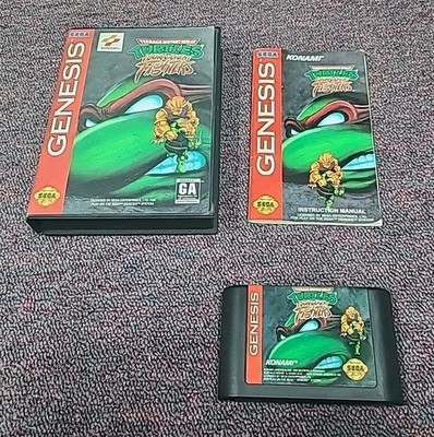 Teenage Mutant Ninja Turtles Tournament Fighters Sega Genesis TMNT ...