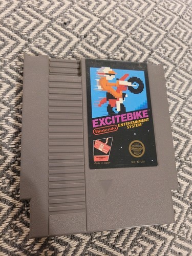 Excitebike Nintendo NES - AUTHENTIC, TESTED, WORKS GREAT! Excite Bike ...