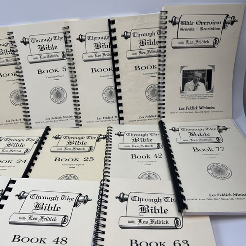 Les Feldick Through the Bible Commentary Transcript Spiral Books PICK ...