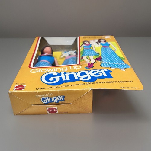 Vintage 1975 Growing Up Skipper Mattel 9222 Rare Brunette Ginger Doll ...