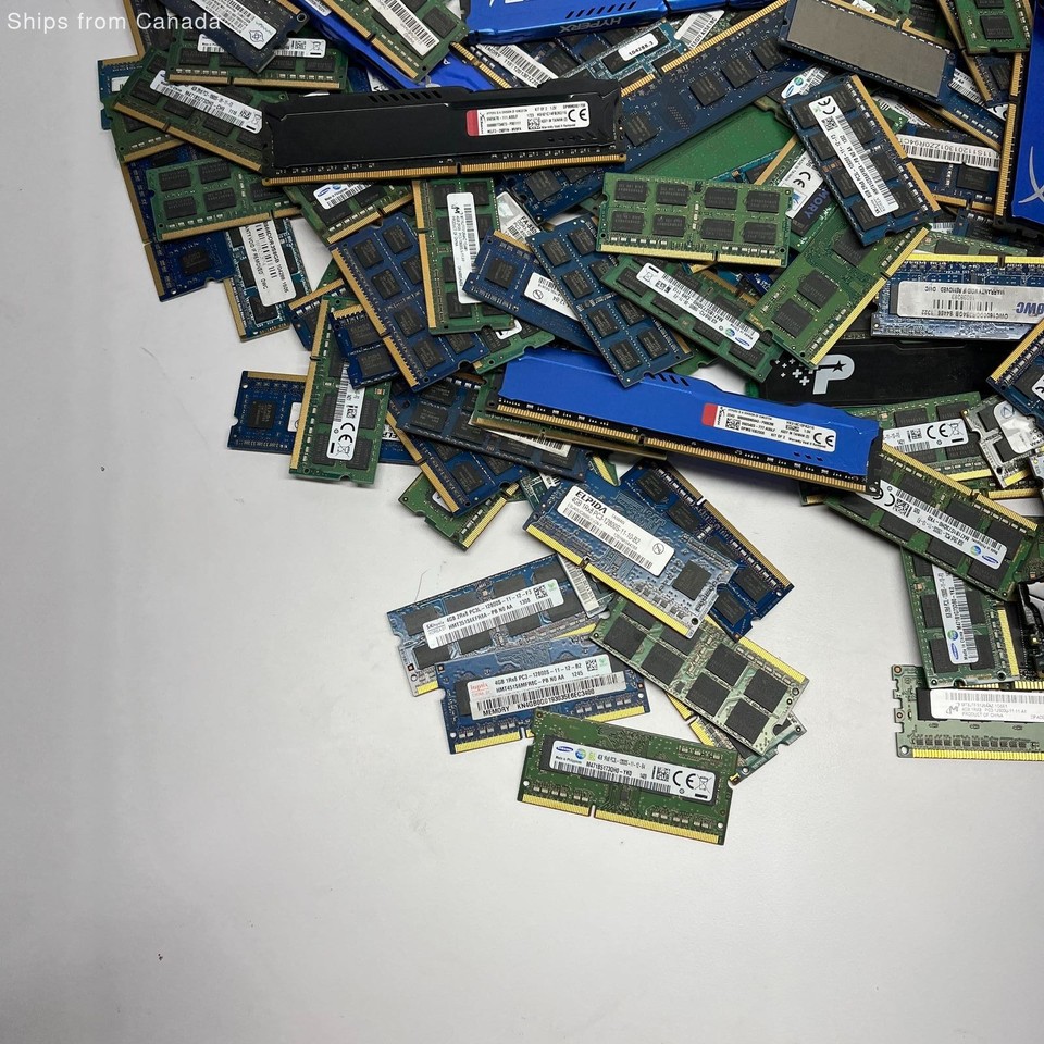 Lot of Assorted Ram (SO-DIMM & DIMM) | eBay