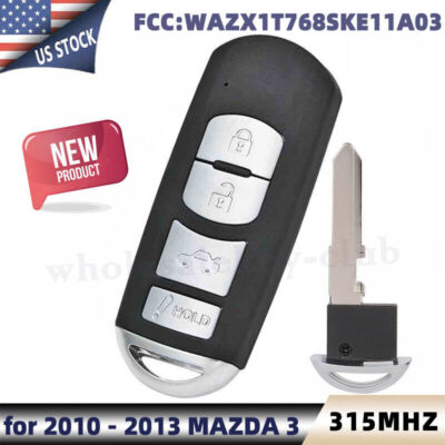 NEW Fits 2010-2013 MAZDA 3 SMART KEY PROXIMITY REMOTE FOB ...