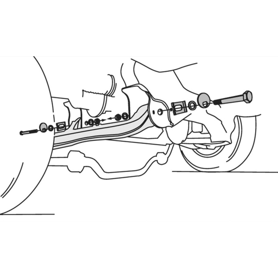 Front Adjustable Alignment Camber Caster Cam Bolt Kit 2004-08, 2021-24 ...