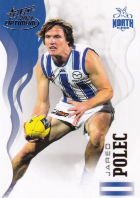 AFL 2021 Select North Melbourne - Jared Polec Optimum Card No.142 | eBay
