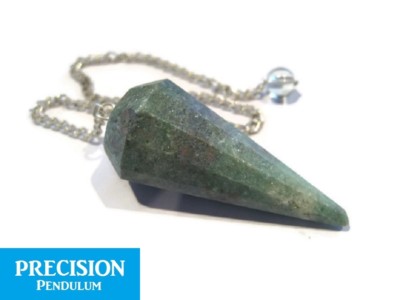 Solid Ruby in Fuchsite Zoisite Faceted Precision Pendulum Crystal Dowsing | eBay Australia