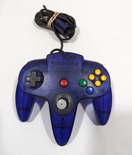 Loose Nintendo N64 Ice Blue Watermelon Red Controller OEM Funtastic ...