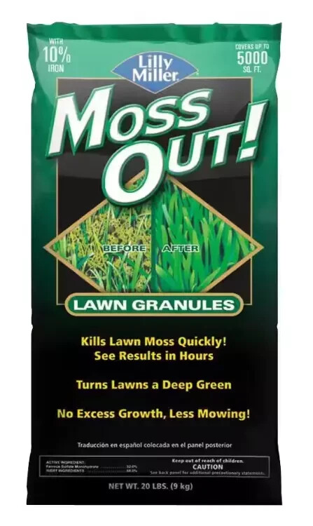 Lilly Miller Moss Out Kills Moss In A Matter Of Hours - 20 Lbs. | eBay