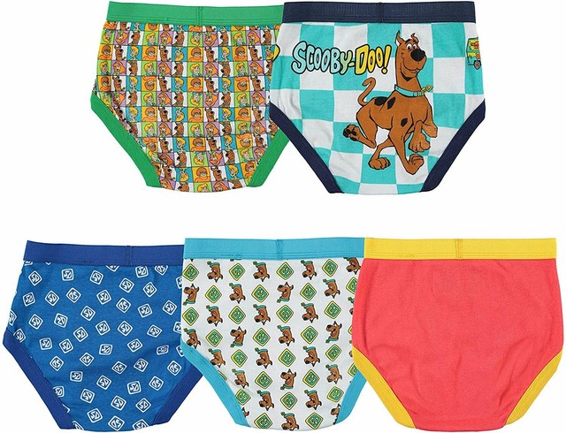 Scooby Doo Underwear Underpants Briefs Boys 5pk Size 6 W/tags for sale ...