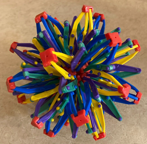 Hoberman Mini Sphere Expandable 6” to 12” Toy Ball No Box | eBay