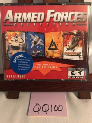 Armed Forces Collection PC COMANCHE GOLD Delta Force F16 ARMORED FIST ...