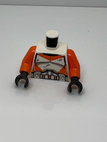 Lego Star Wars Torso Clone Trooper Orange Markings and Dirt Stains ...
