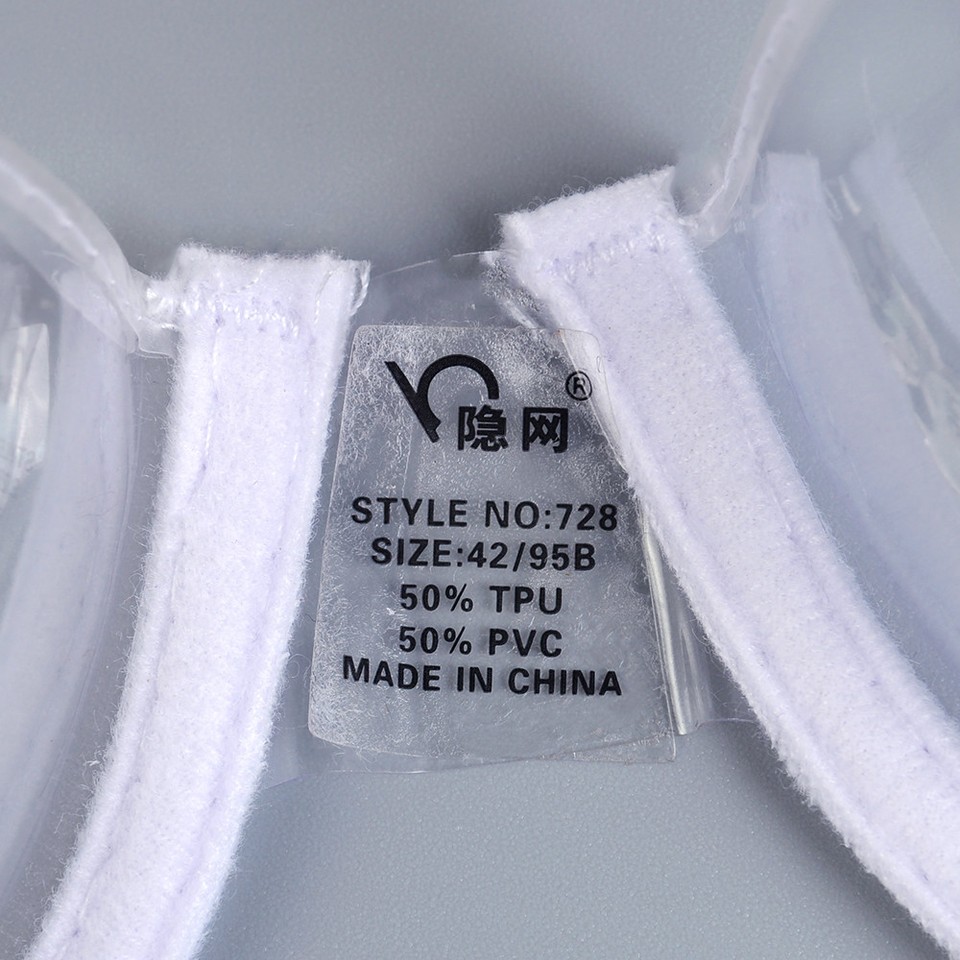 2024 Transparent Clear Push Up Bra Strap Invisible Bras Women Underwire ...