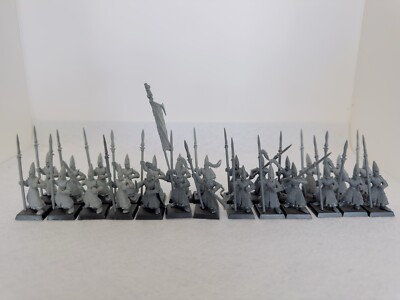 GW Warhammer TOW High Elves Plastic High Elf Spearmen x24 Incl Command ...