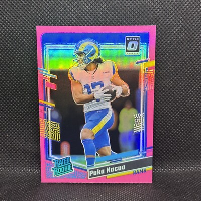 PUKA NACUA 2023 DONRUSS OPTIC RATED ROOKIE PINK RAMS RC | eBay