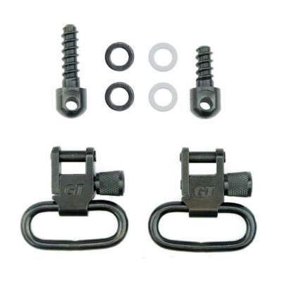 Grovtec Wood Screw Fore End Swivel Set 1" Loops Black - GTSW23 | eBay ...