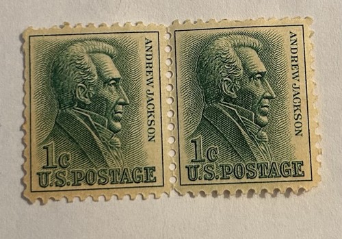 US 1963 Andrew Jackson Stamp 1 Cent US Postage Unused Uncirculated ...