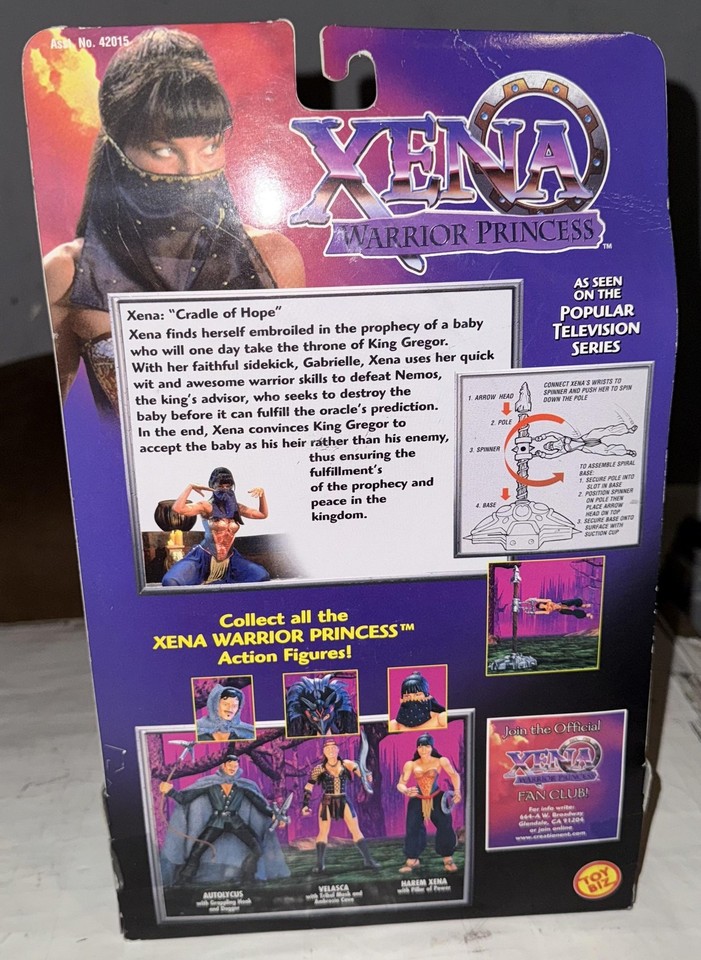 Xena Warrior Princess Harem Xena Action Figure Toy Biz Pillar of Power ...