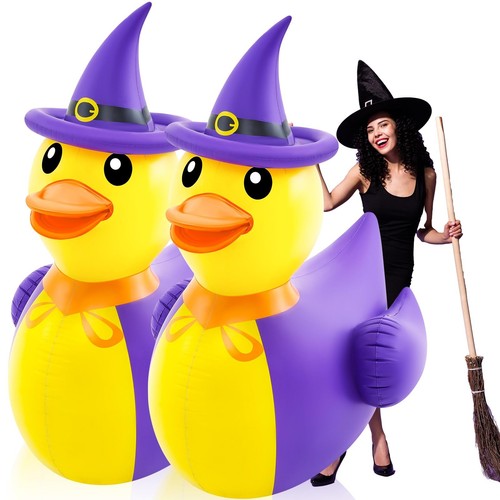 4 Feet Giant Inflatable Halloween Duck Huge Halloween Large Blow up ...