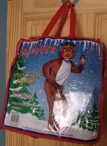 Wicked Costumes Adult Mascot Costume Reindeer | eBay UK