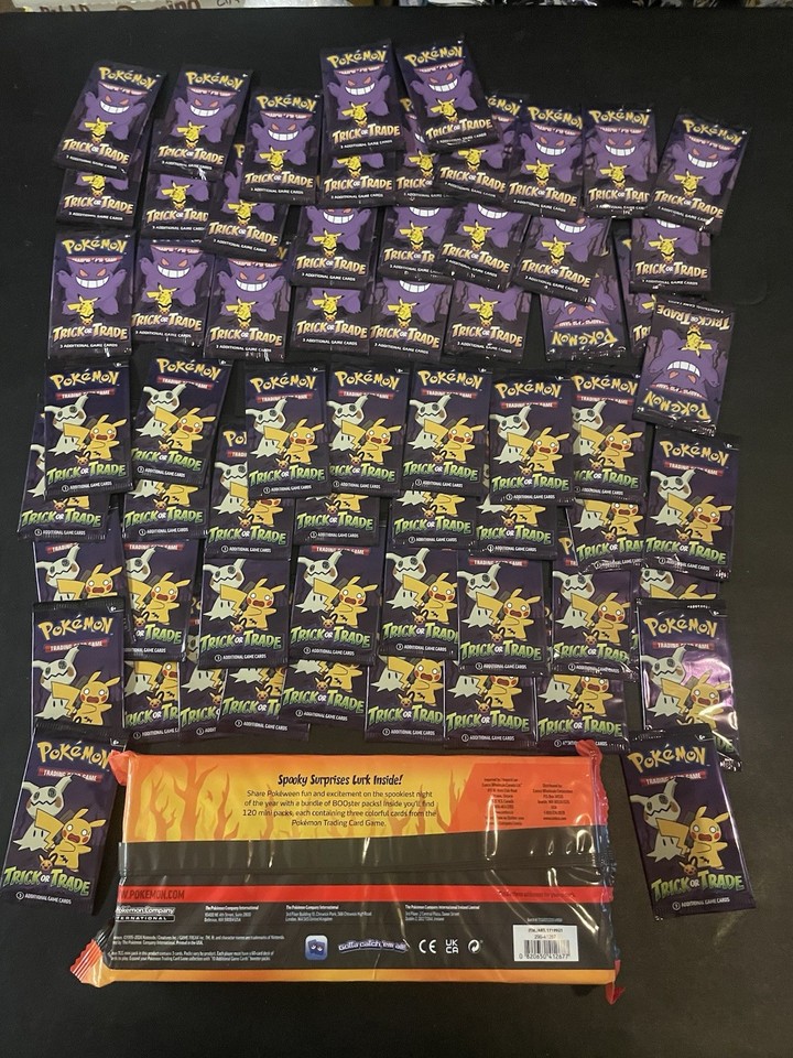 Pokemon Trick or Trade Sealed Box Of 2024 120 Pack, 34 Packs 2023, 28 ...