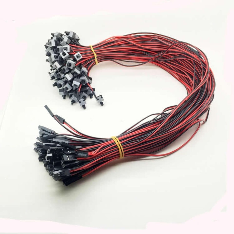 Replacement Parts PC Build Maintenance Reset Switch Cable Front Panel ...