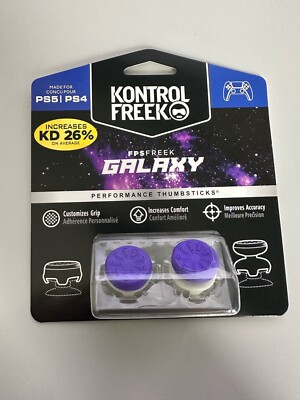 Purple Galaxy Kontrol Freek 1 Mid Rise 1 High Rise PS4/PS5 Controllers ...