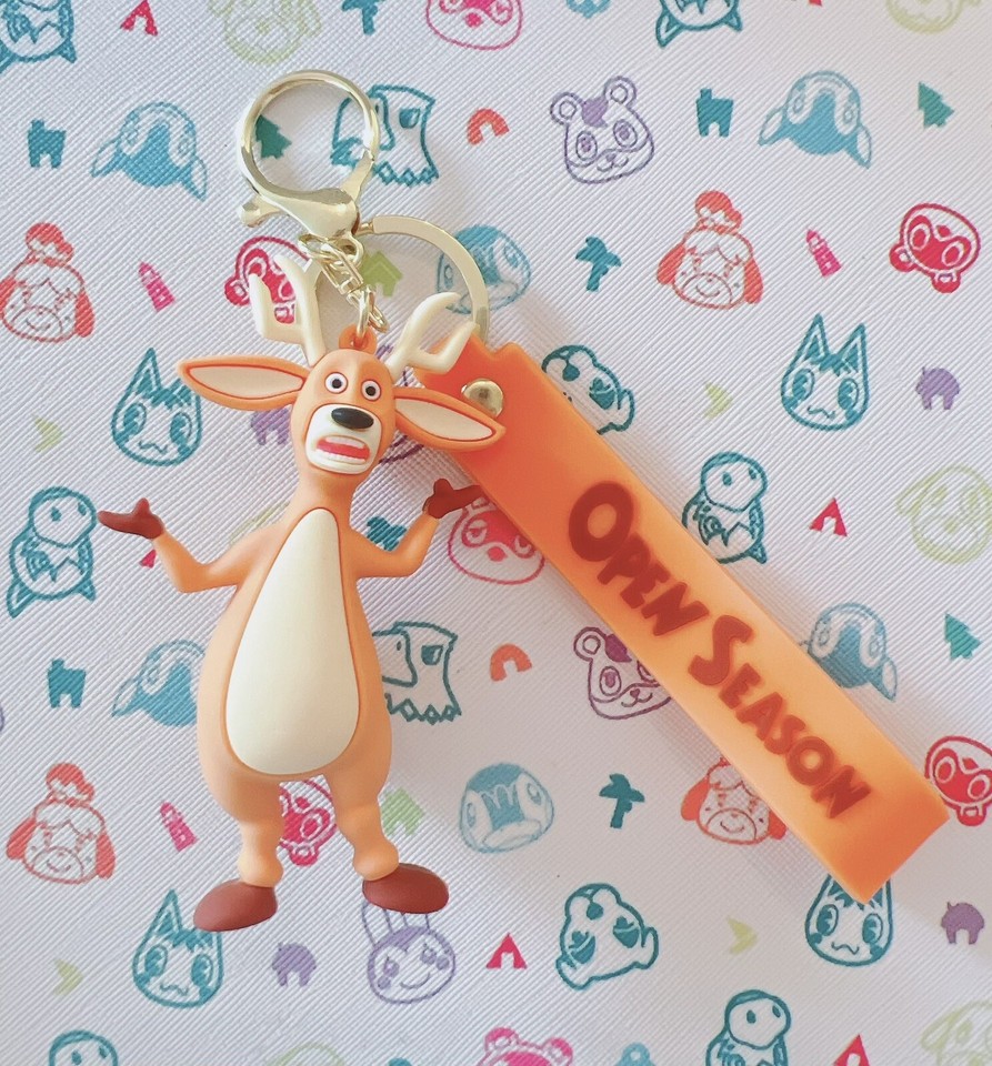 Elliot Open Season Deer Pixar Animation Keychain Keyring Pendant Bag ...