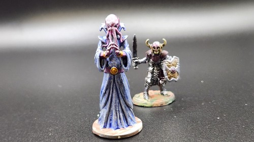 Well painted mind flayer illithid large dnd fantasy miniature psion ...