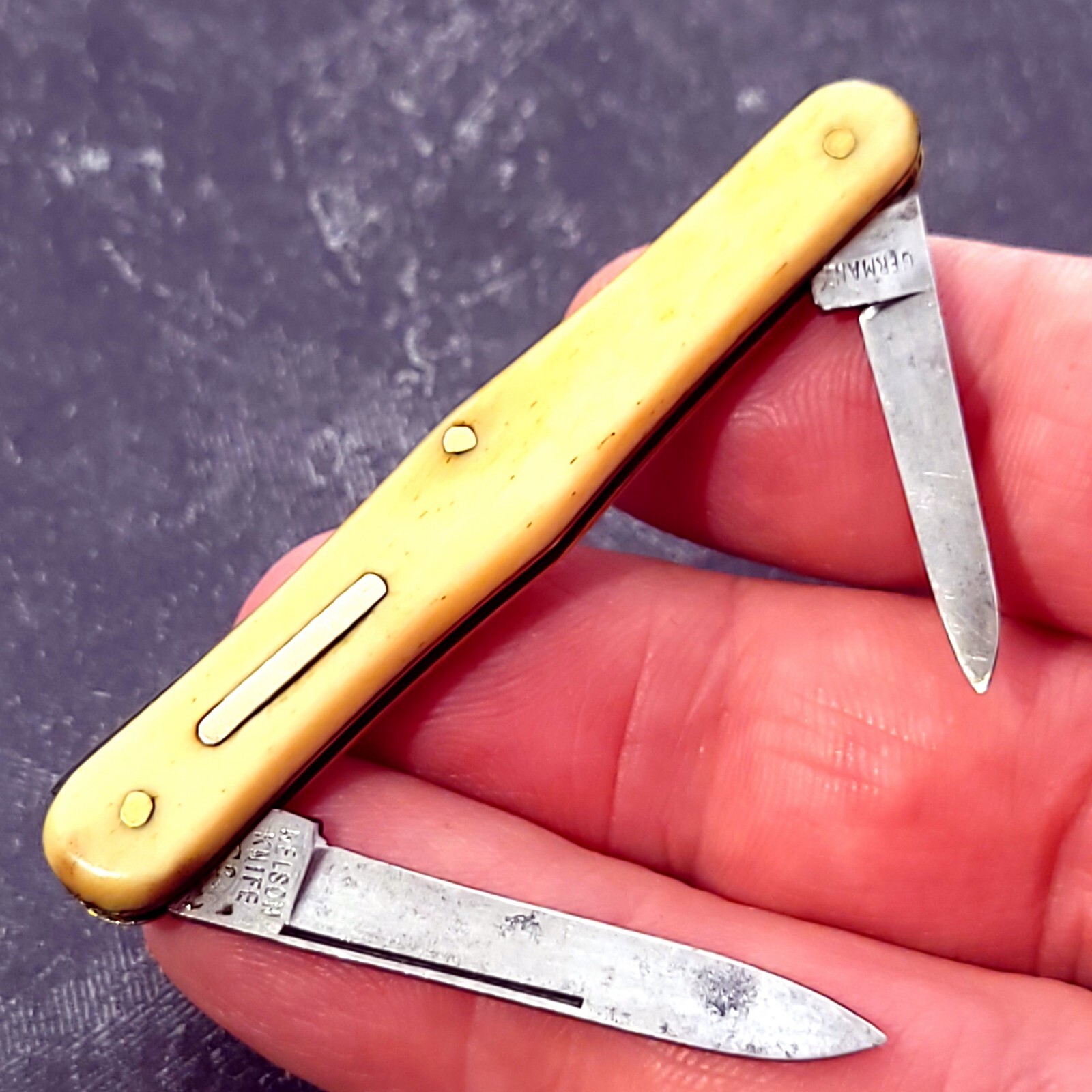 Vintage Antique Nelson Knife Co Made in Germany 1894-1915 Middle Swell ...