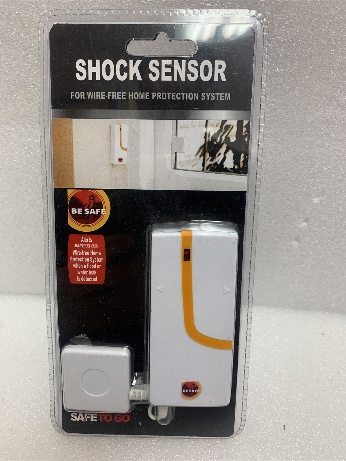 Superex Safe To Go Shock Sensor for use with wire-free home protection ...
