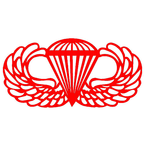 US ARMY Jump Wings sticker VINYL DECAL Star Military United States ...