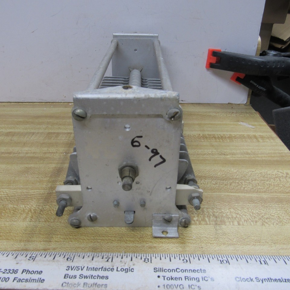 Variable Capacitor TRANSMITTING VARIABLE Dual 100 pF 6 to 97 pF 1/4 in ...