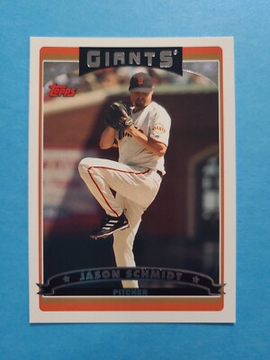 JASON SCHMIDT 2006 TOPPS BASEBALL CARD # 505 F9379 | eBay