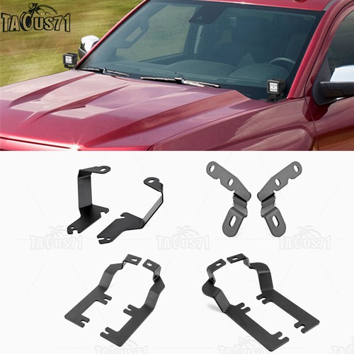 Weisen For Chevy Silverado 1500 1999-19 20 21 22 Hood Ditch Light Mount ...