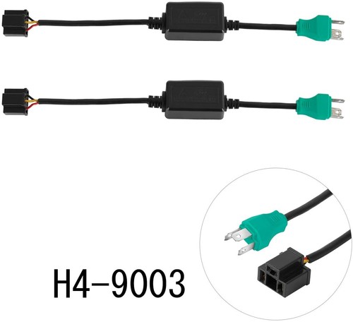 Anti Flicker Harness Adapter, LED Canbus Decoder H4 9003 HB2 Jeep ...