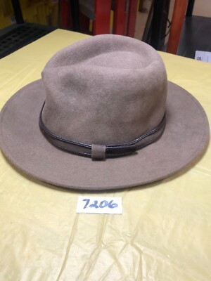 Men's Allen Edmonds Brown Fine Felt Hat Size L 73/8 | eBay