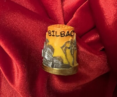Bilbao Thimble Plaster Souvenir | eBay