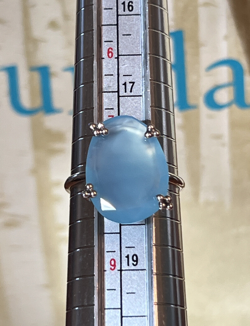 NWT Sundance Catalog Silver Blue Onyx “Glacier Lake Ring” size 7.5-8 $118 | eBay