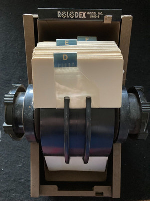 Rolodex & Business Card Files - Vintage 1970S