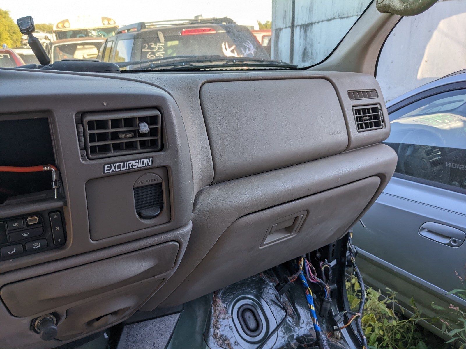 DASH ASSEMBLY 00-02 Ford Excursion F250 F350 Tan Beige Khaki DASH BOARD ...