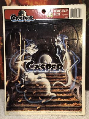 Vintage Golden Frame Tray Puzzle 12 piece Casper | eBay