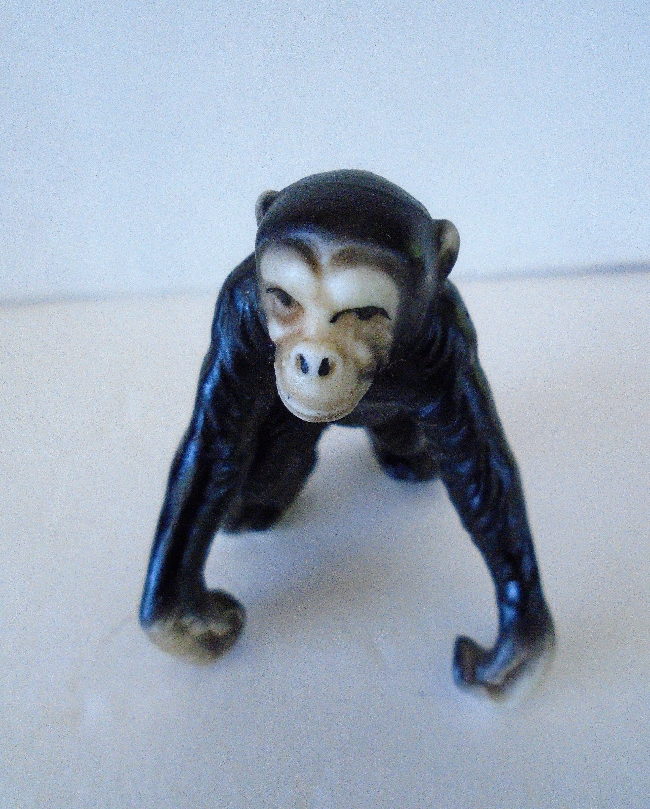 Vintage Monkey Miniature Figurine Small Chimpanzee Tarzan Friend Cheeta ...