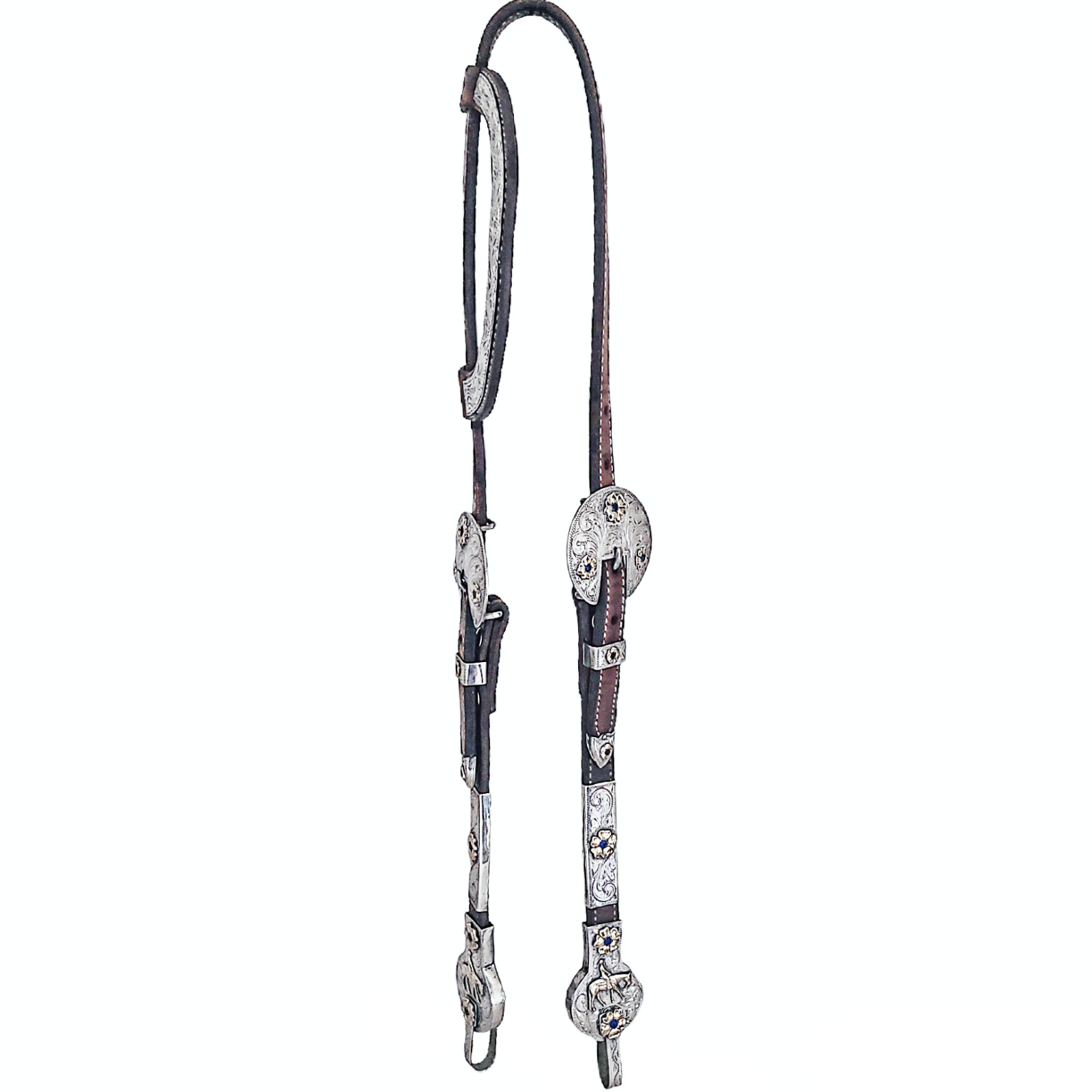 Carlos Silversmith Roseville Sterling Silver Bit Clips Pleasure Horse ...